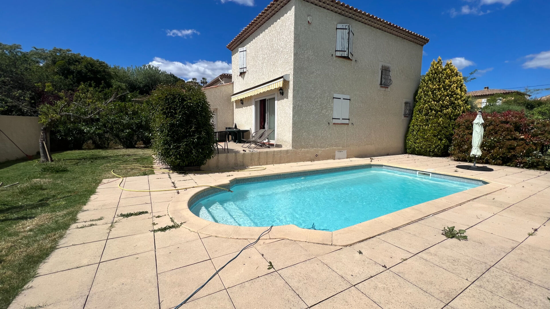 Chateau Gombert- Maison 4 pieces 93 m2 avec garage et piscine